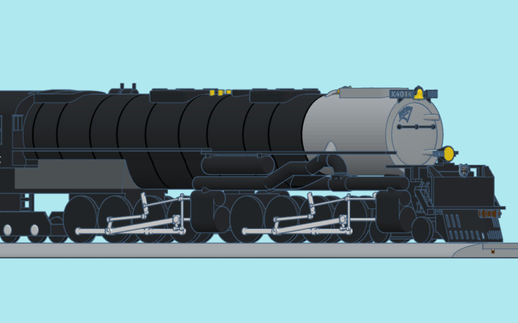 3D design Union Pacific 4000 Class "Big Boy" - Tinkercad
