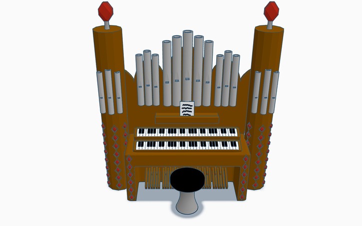 3D design Organ - Tinkercad