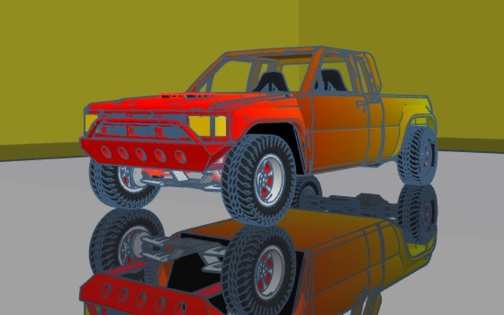 3D design Rally truck - Tinkercad