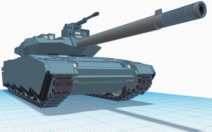 3D design Abrams-X 2030 [MainBattleTank] - Tinkercad