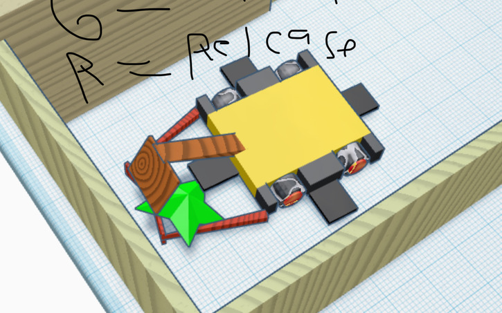 3D design Captain Toad- Green Star Maze Solving Robot - Tinkercad