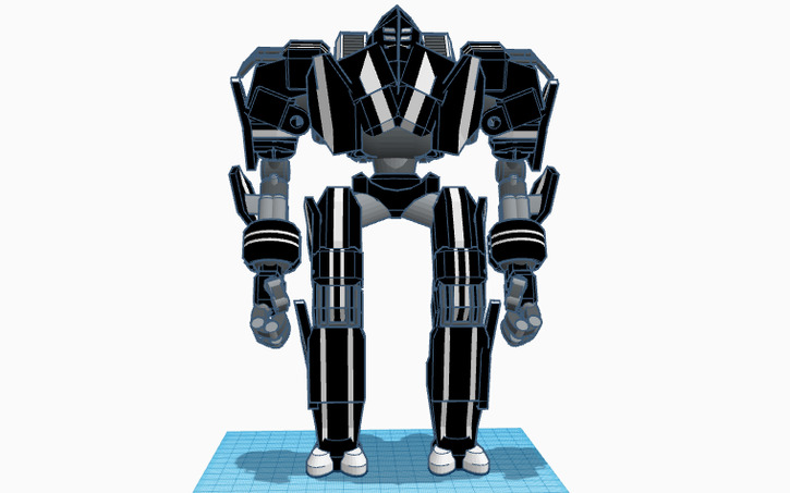 3D design Combat Mecha - Tinkercad