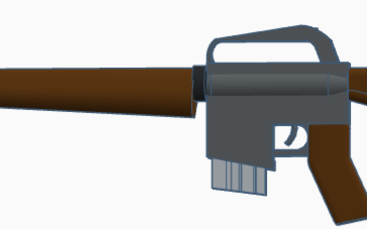 3D design NCR "Service Rifle" - Tinkercad