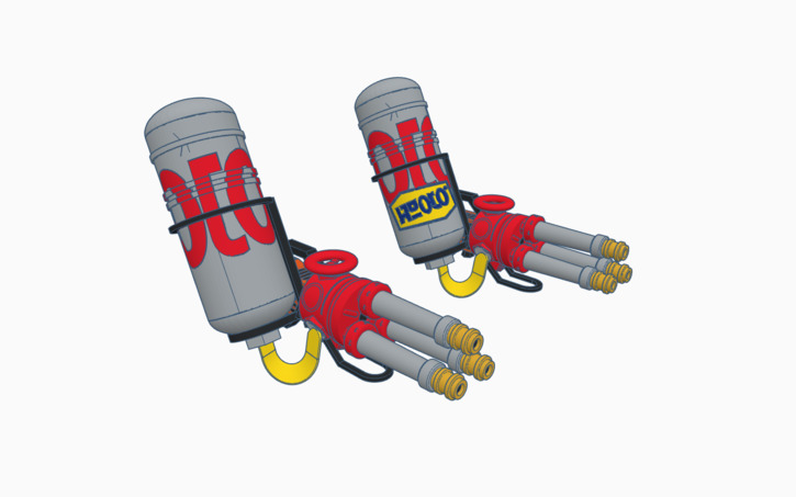 3D design Splatoon Hydra Splatling - Tinkercad