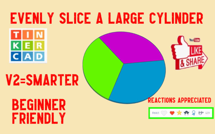 3D design sliced cylinder tutorial v2 - Tinkercad