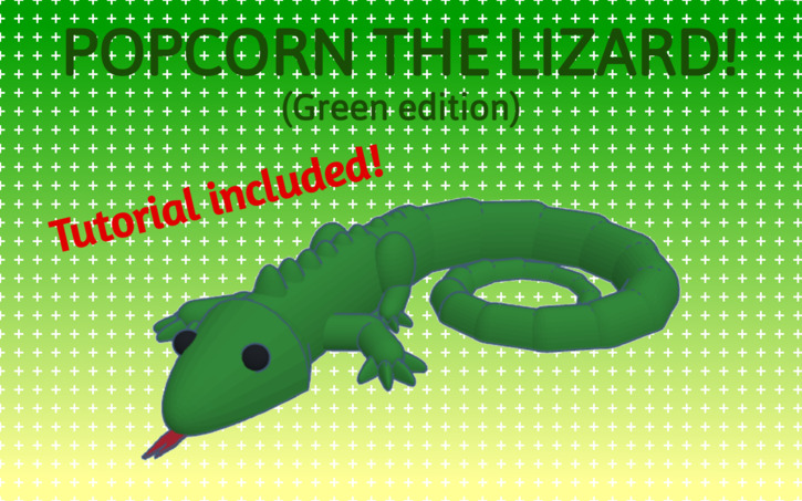 3D design Lizard popcorn - Tinkercad