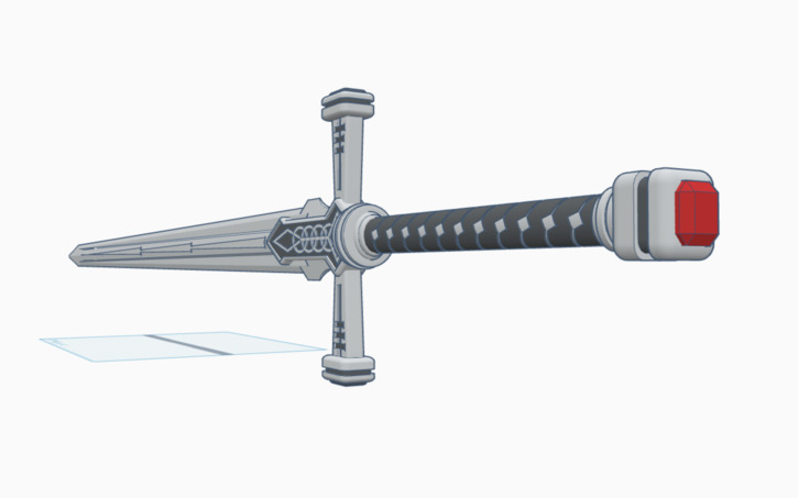 3D design Fantasy Sword - Soul Snatcher - December 2024 - Tinkercad