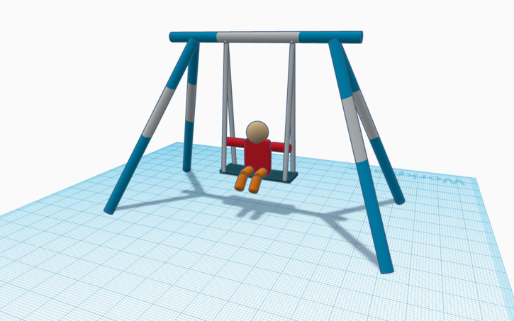 3D design Sim Lab Working Swing - Tinkercad