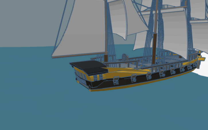 3D design Pirate Ships - HMS Puffin - Tinkercad