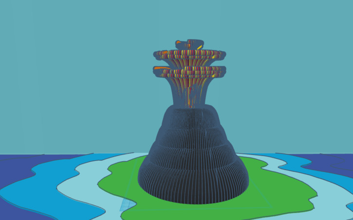 3D design Scribble Volcano (Over 700 Shapes) - Tinkercad