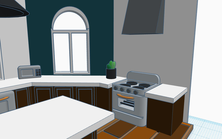 3D design Kitchen - Tinkercad