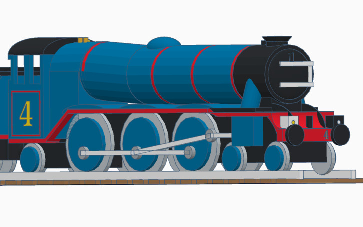 3D design Gordon The Big Express Engine (LNER Class A1 Pacific) - Tinkercad