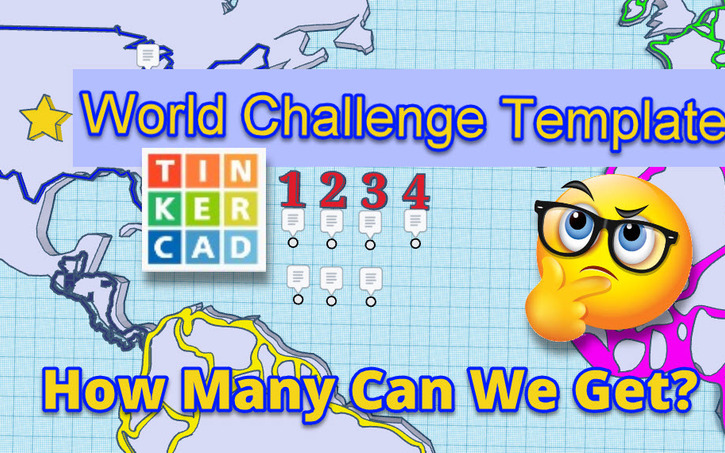 3D design Tinkercad World Challenge Template - Tinkercad