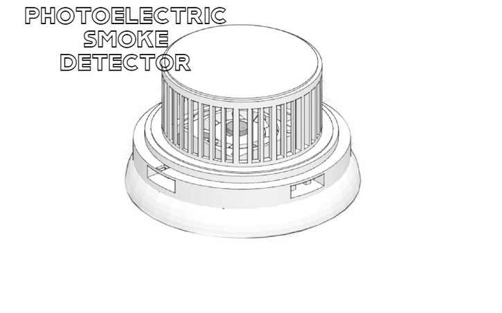 3D design Photoelectric Smoke Detector - Tinkercad