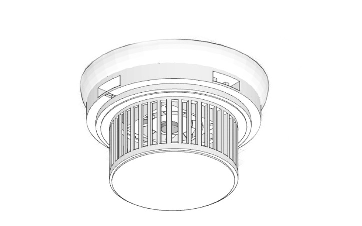 3D design Photoelectric Smoke Detector - Tinkercad