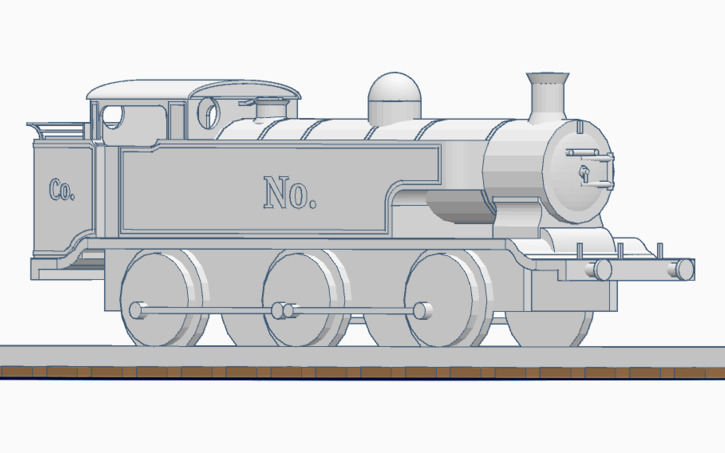 3D design OLD Class E2 Mk2 Template - Tinkercad