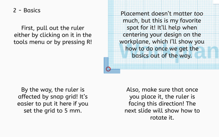3d Design Tinkertutorial The Ruler Tool Tinkercad