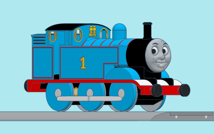 3D design Pilot Thomas The Tank Engine - Tinkercad