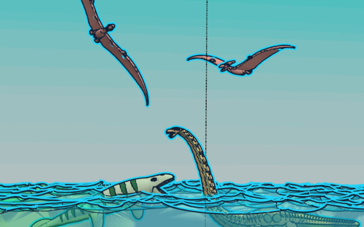 3D design The Rematch-Mosasaurus vs. Elasmosaurus-10/14/19 - Tinkercad