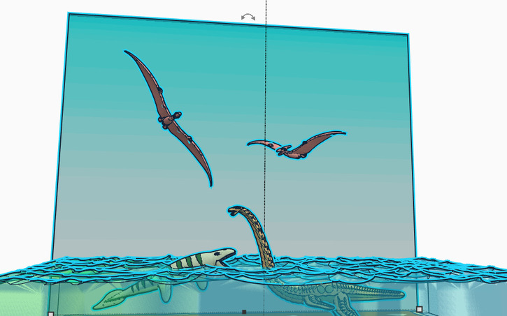 3D design The Rematch-Mosasaurus vs. Elasmosaurus-10/14/19 - Tinkercad