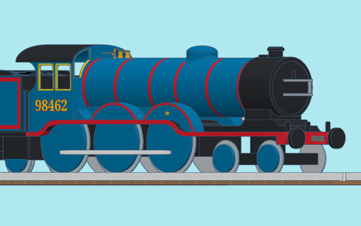 3D design Alfred The Villanous Engine (LNER B12 Class) - Tinkercad
