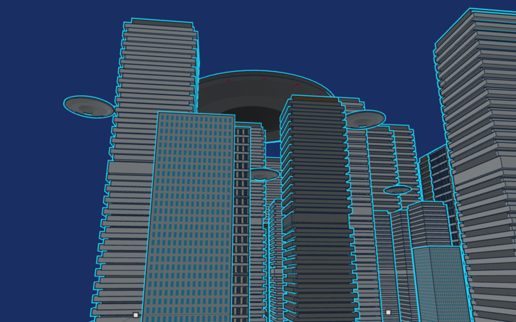 3D design Alien Invasion (With Sim Lab) - Tinkercad