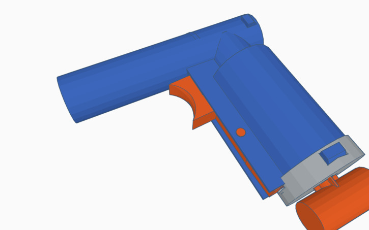 3D design NERF Gun Jolt - Tinkercad