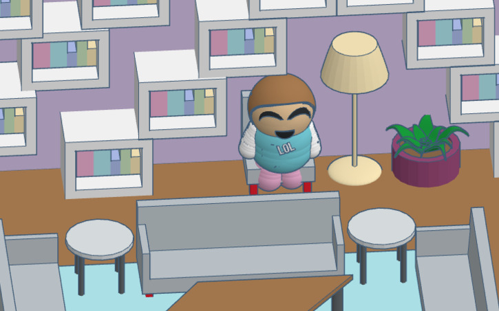 3D design Modern Library - Tinkercad