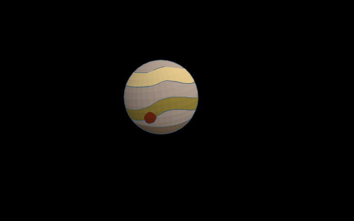 3D design Proportional Solar System - Tinkercad