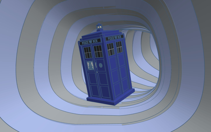 3D design 11th Doctor's TARDIS - Tinkercad