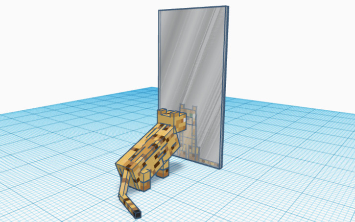3D design Mirror - Tinkercad