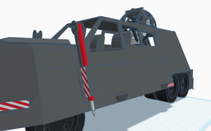 3D design TIV 2 (Tornado Intercept Vehicle 2) UNGROUPED - Tinkercad