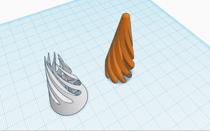 3D design Cones - Tinkercad