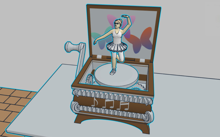 3D design Embellished Music Box - Tinkercad