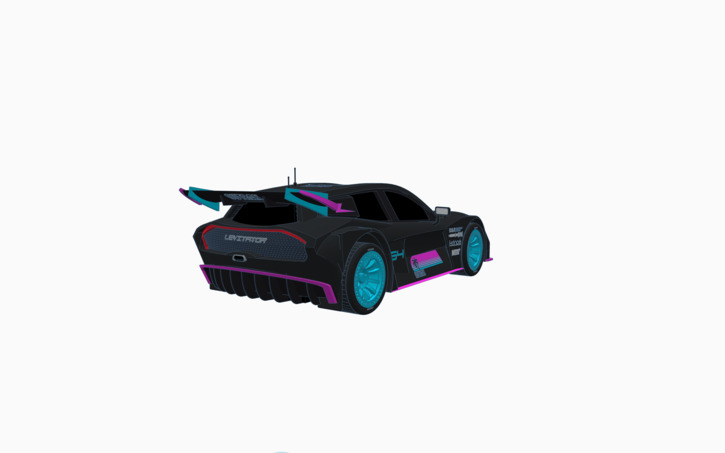 3D design BLUR Levitator Rally Car - Tinkercad