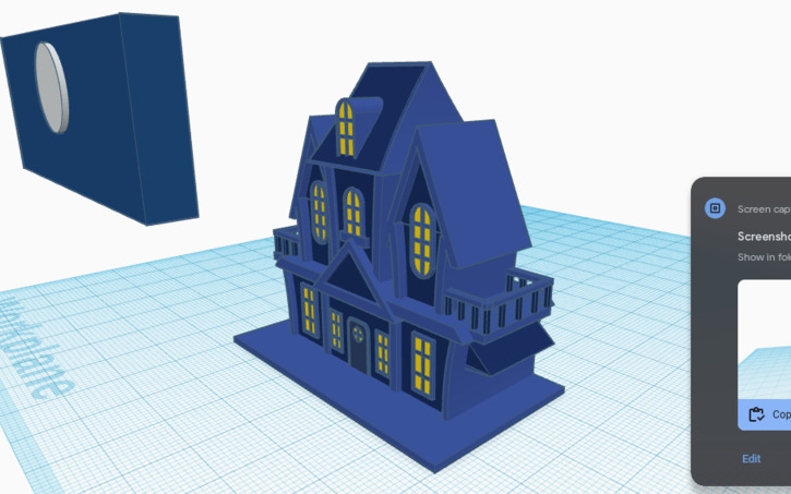3D design Haunted House - Tinkercad