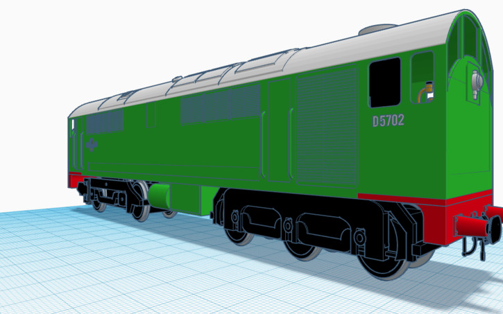 3D design 6-0-4 (Co-Bo) BR Class 28 Metropolitan Vickers-Electric Type ...