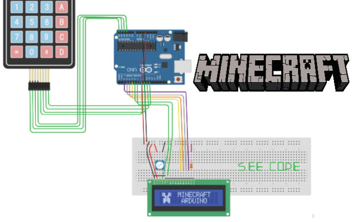 Circuit design Minecraft for Arduino V0.2 - Tinkercad