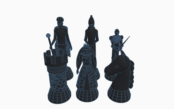 3D design Chess, Reimagined - Tinkercad