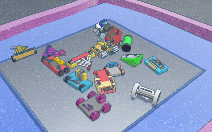 3D design Combat robots in sim lab. Try it out! - Tinkercad