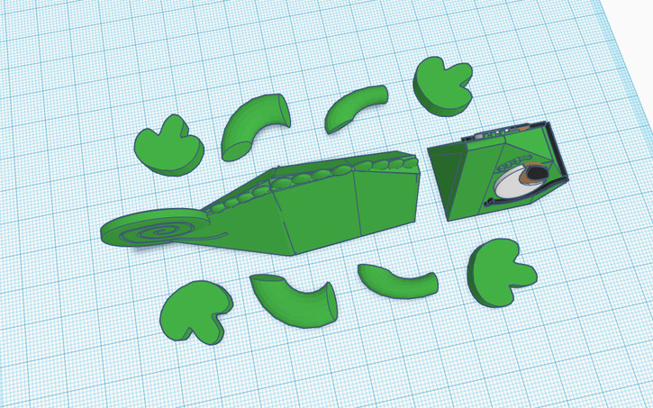 3D design Polygon Pascal from Tangled - Tinkercad