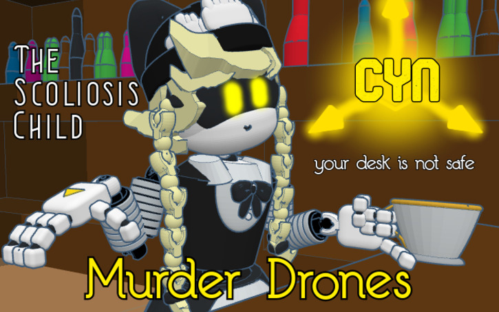 3D design Murder Drones: CYN 3D Printable Figure - Tinkercad