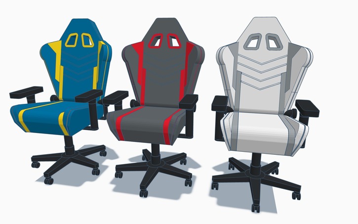 3D design Gaming chair - Tinkercad