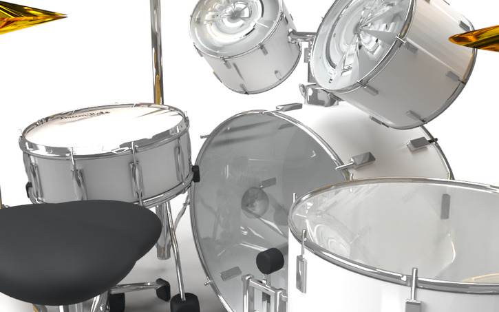 3D design Drum Set - Tinkercad