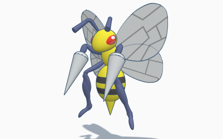 3D design Beedrill 2.0 - Tinkercad