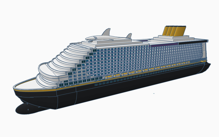 3D design MODERN DAY TITANIC CRUISE SHIP (MEGALODON of the SEAS ...