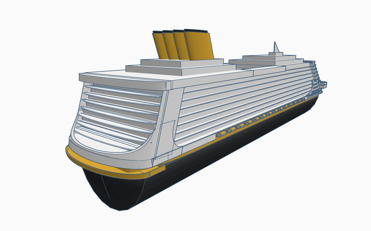 3D design MODERN DAY TITANIC CRUISE SHIP (MEGALODON of the SEAS ...