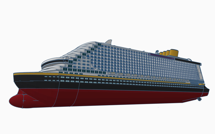 3D design MODERN DAY TITANIC CRUISE SHIP (MEGALODON of the SEAS ...