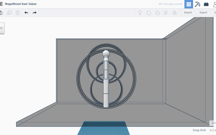 3D design Human Character Posing Rig - Tinkercad