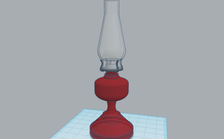 3D design Kerosene Lamp - Tinkercad